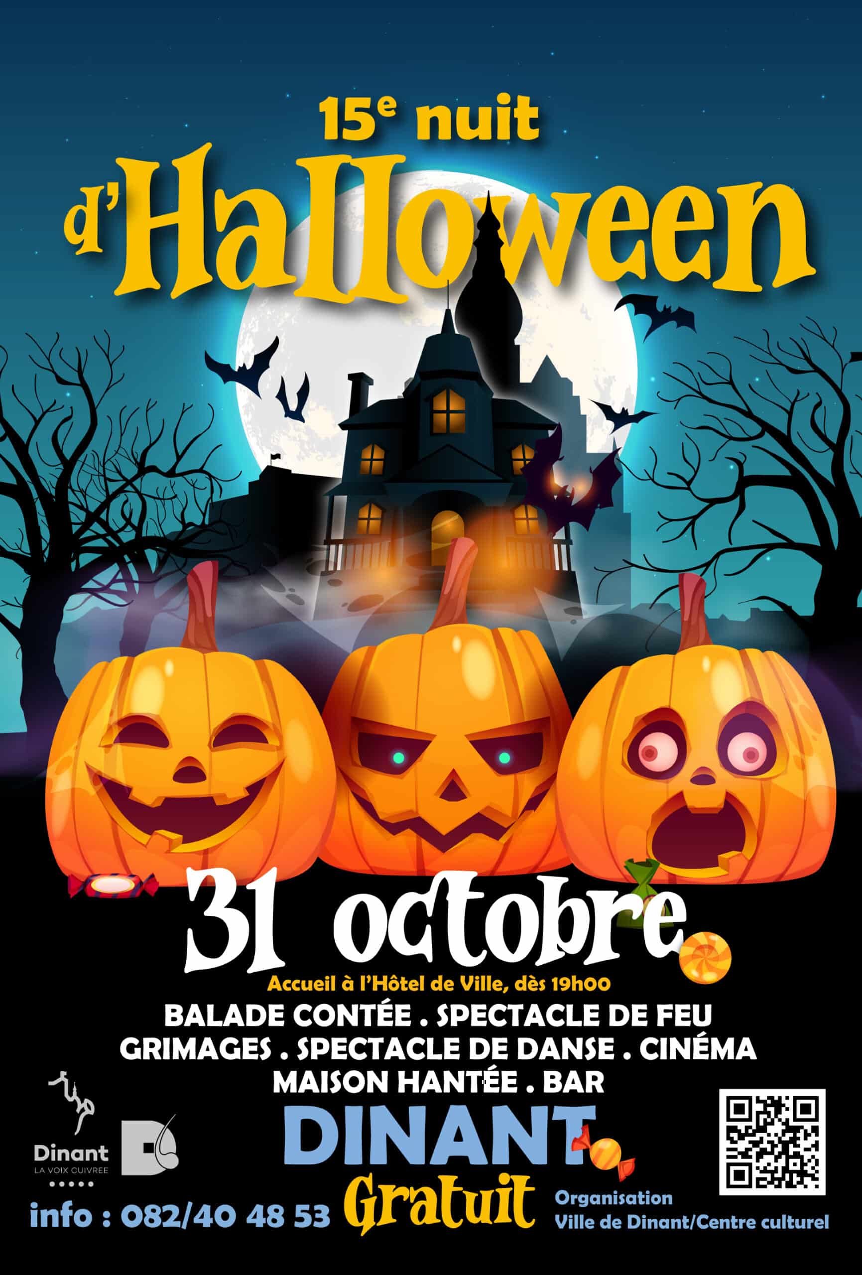 15ème Nuit d'Halloween - Dinant- 31/10 - Revue alluMeuse